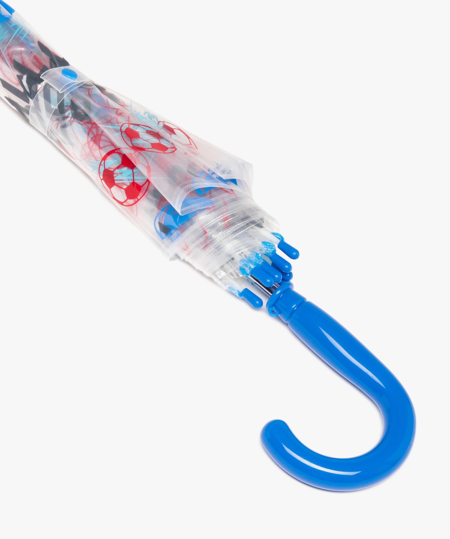 Parapluie enfant transparent imprimé ballons blanc | GEMO