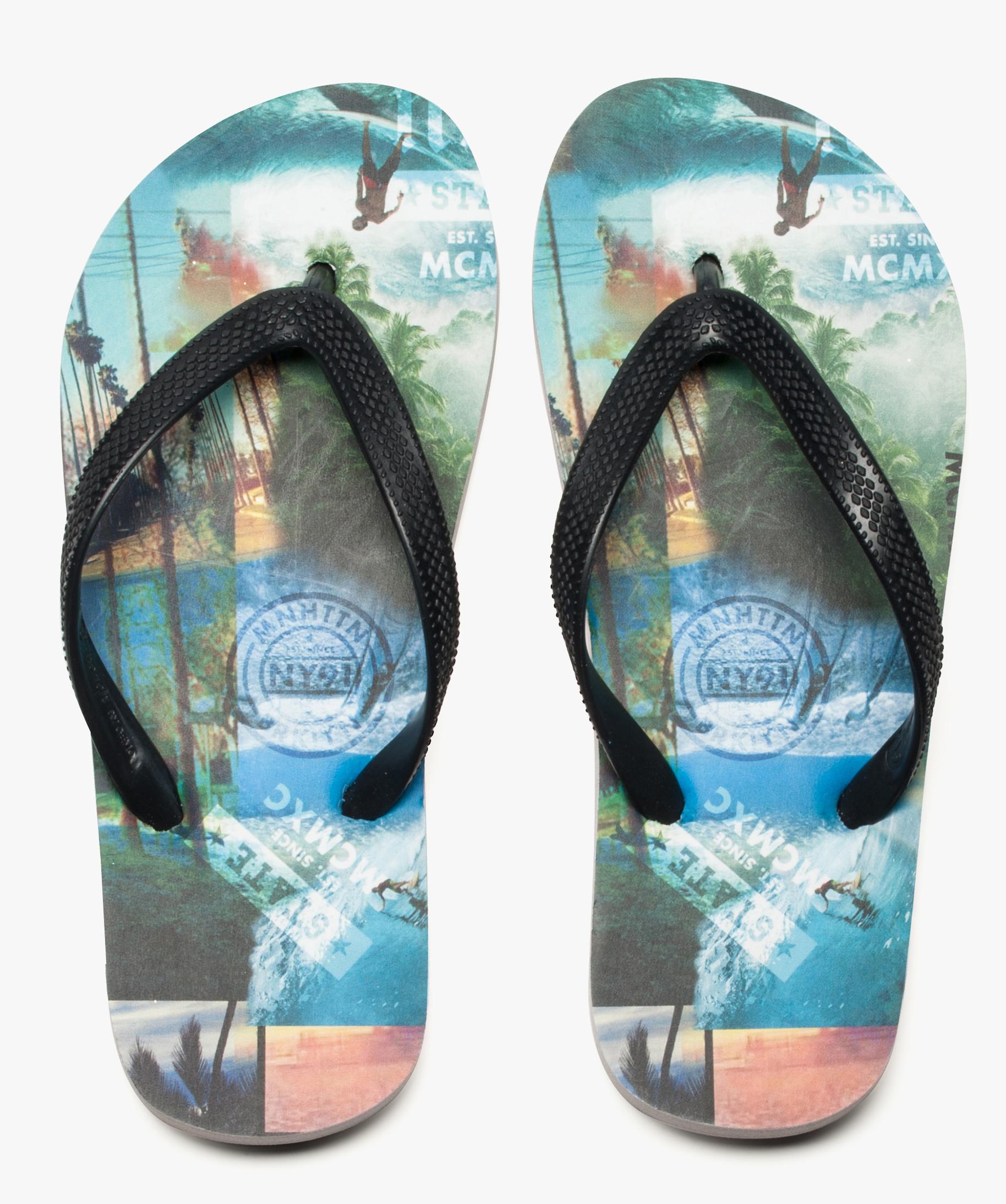 Tongs imprimées plage et surf | GEMO