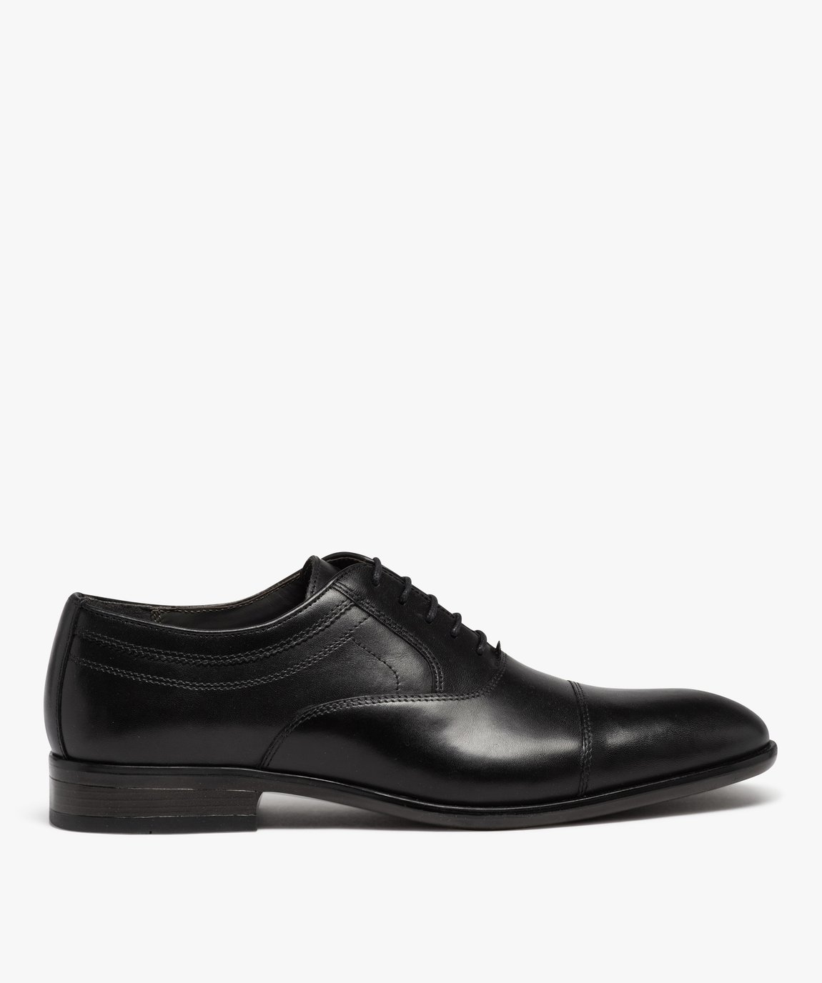 Derbies homme classiques dessus en cuir uni - Taneo noir | GEMO
