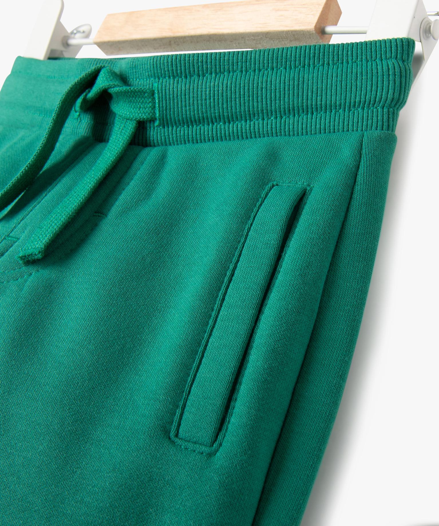 Pantalon de jogging avec ceinture bord-côte bébé garçon vert clair | GEMO