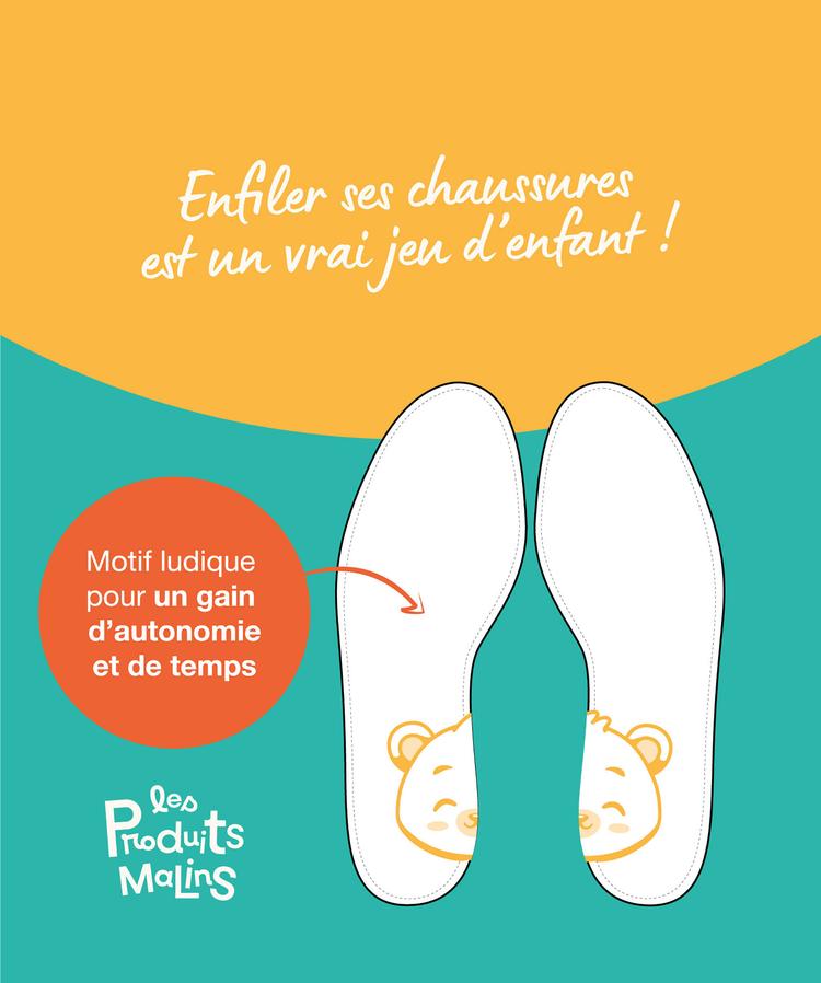 Ballerines à bride élastique avec nœud décoratif fille dore | GEMO